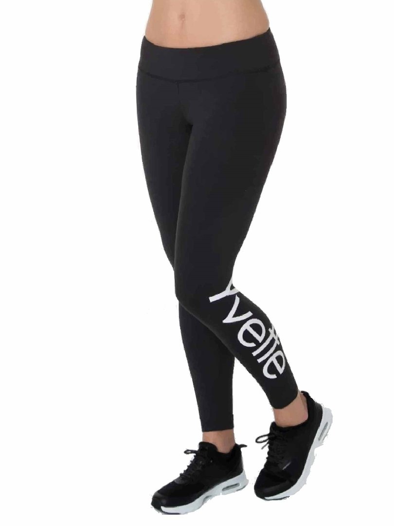 Yvette Brand treenileggings, musta - Yvette.fi -verkkokauppa